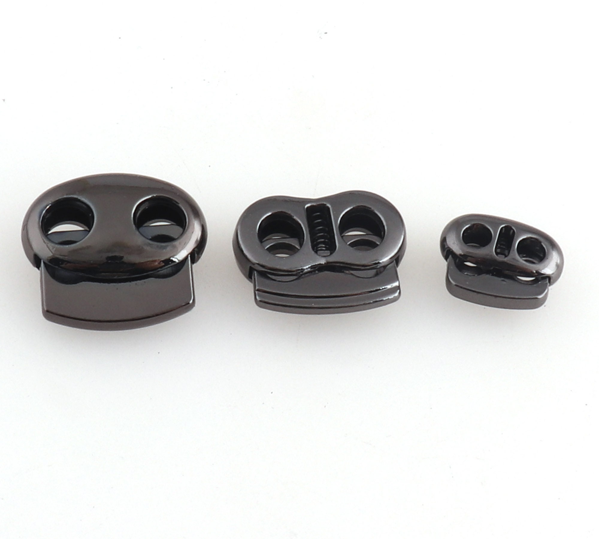 CHOOSE YOUR Size-gunmetal Toggle Cord Lock Cord Stopper Spring - Etsy ...