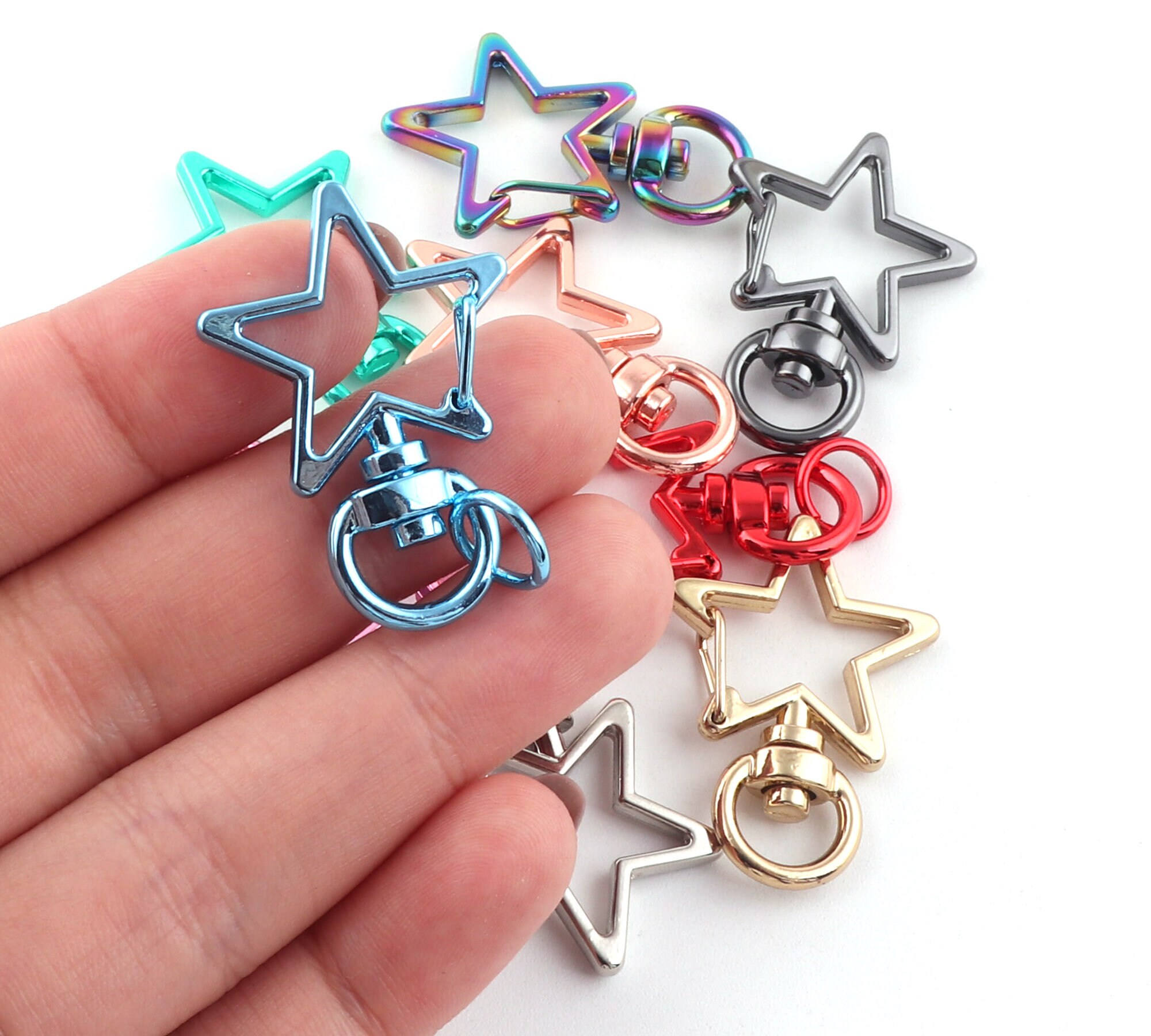 Star Swivel Clasp CHOOSE YOUR COLR 3/8inch Clasp Pendant - Etsy Ireland