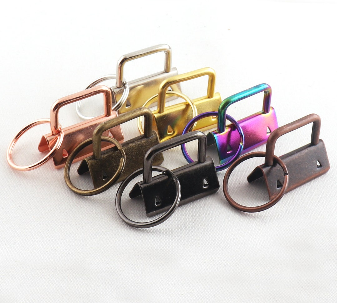 Key Fob Hardware With Key Rings Sets 32mm Rainbow Key Fob Hardware ...