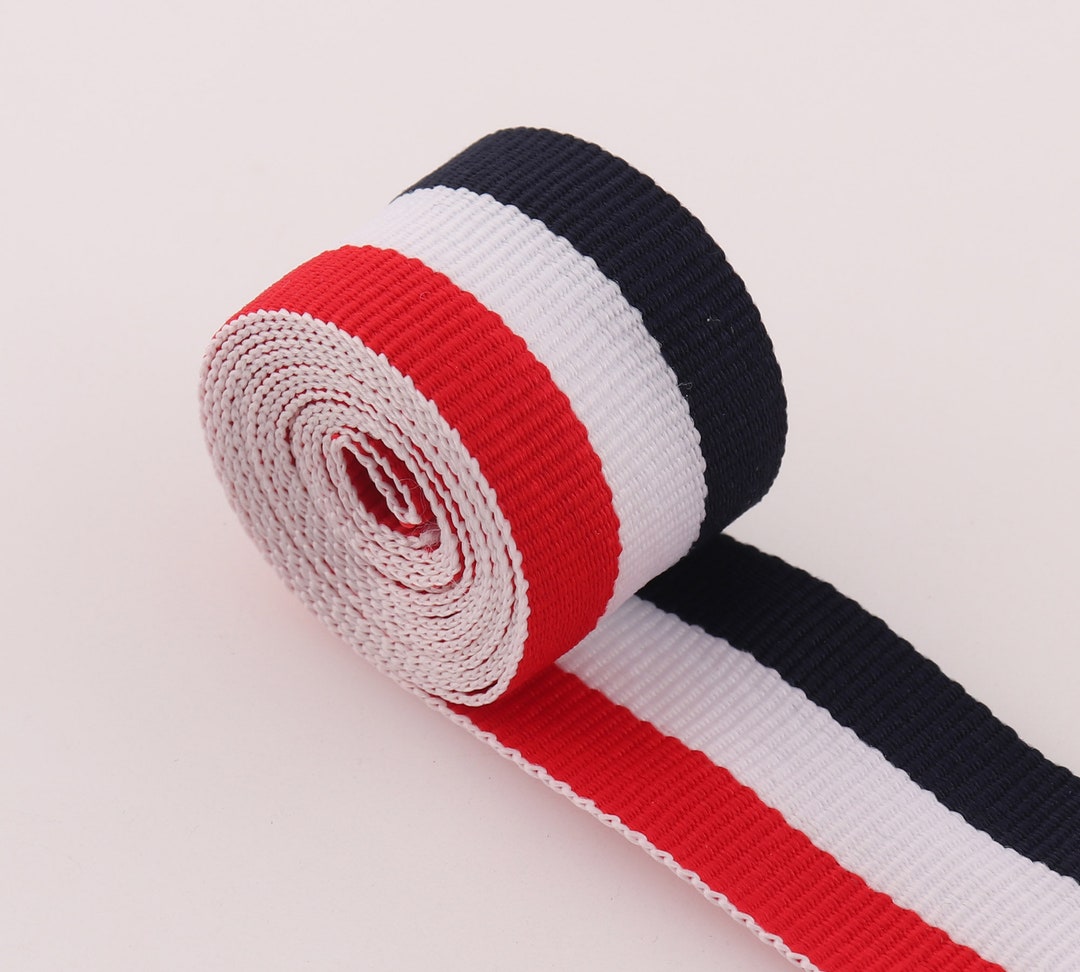 Strap Webbing Watch Webbing Colorful Webbing 1" Soft Stripe Ribbon ...