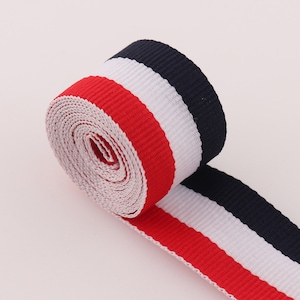 Strap Webbing Watch Webbing Colorful Webbing 1" Soft Stripe Ribbon ...
