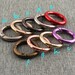 Spring Ring Round Gate Ring Carabiner Snap Clip 3/4 - Etsy