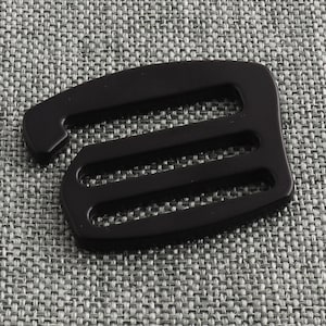 G Hook 1 Inch Black Strap Hooks Metal Hooks Bra Making Strap Slide ...