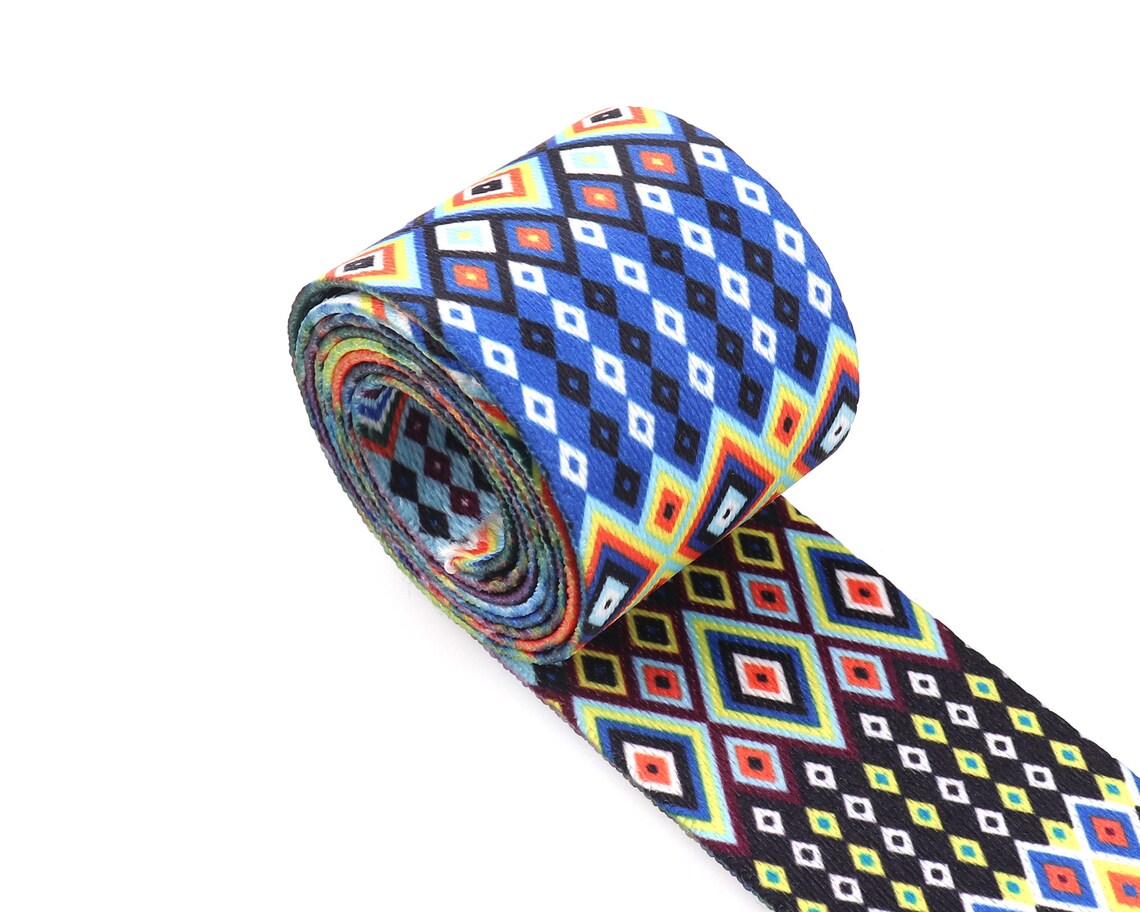 Stripe Webbing Colorful Cotton/Polyester strap webbing2 | Etsy