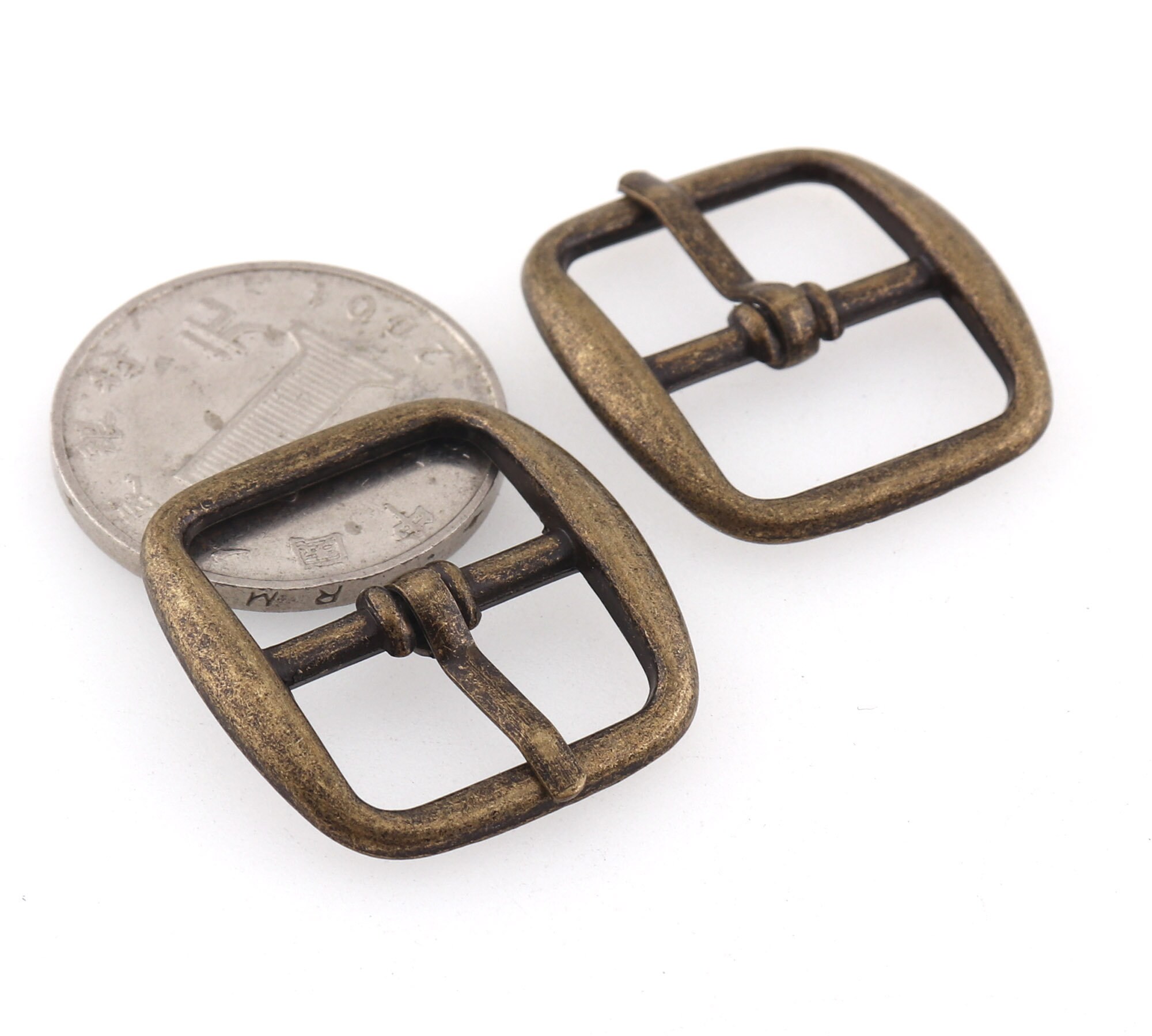 Pin Buckle Mental Buckles Bronze solid buckle Single Prong | Etsy