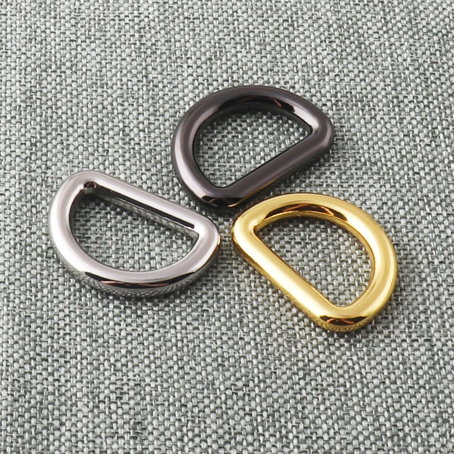 D-rings 3/4 Inch Wide Dee Rings Bag Hardware Heavy Duty Thick D Ring ...