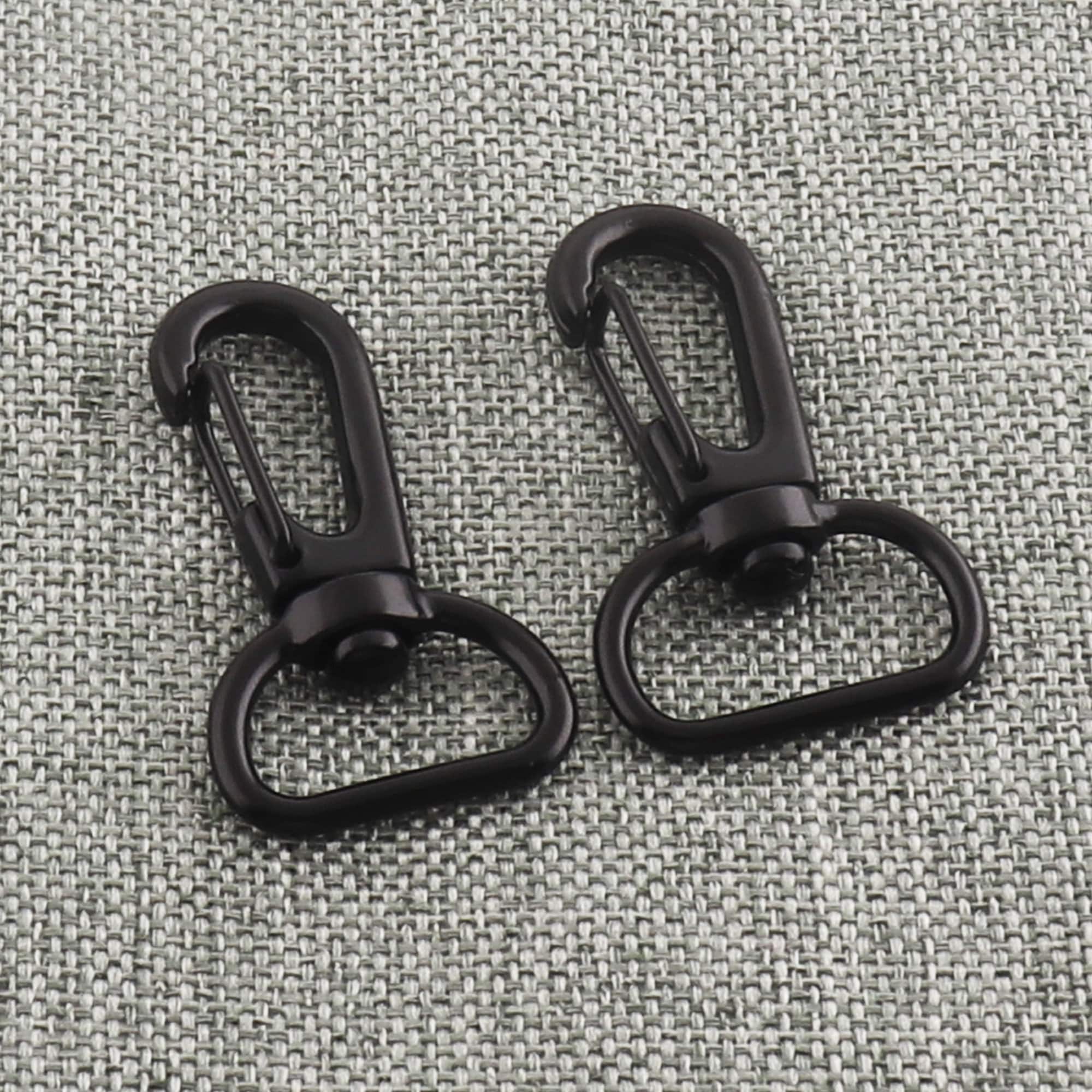 Swivel Clasp Black Swivel Clasps 3/4 D Ring Lobster | Etsy