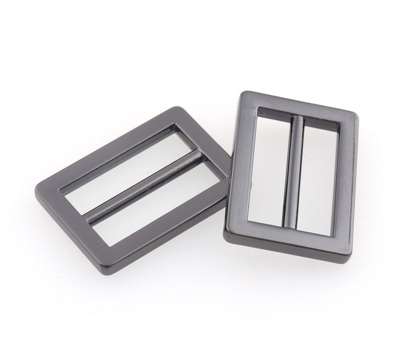 Gun Black Belt Buckle Adjustable Slide Buckle Strap Adjuster - Etsy