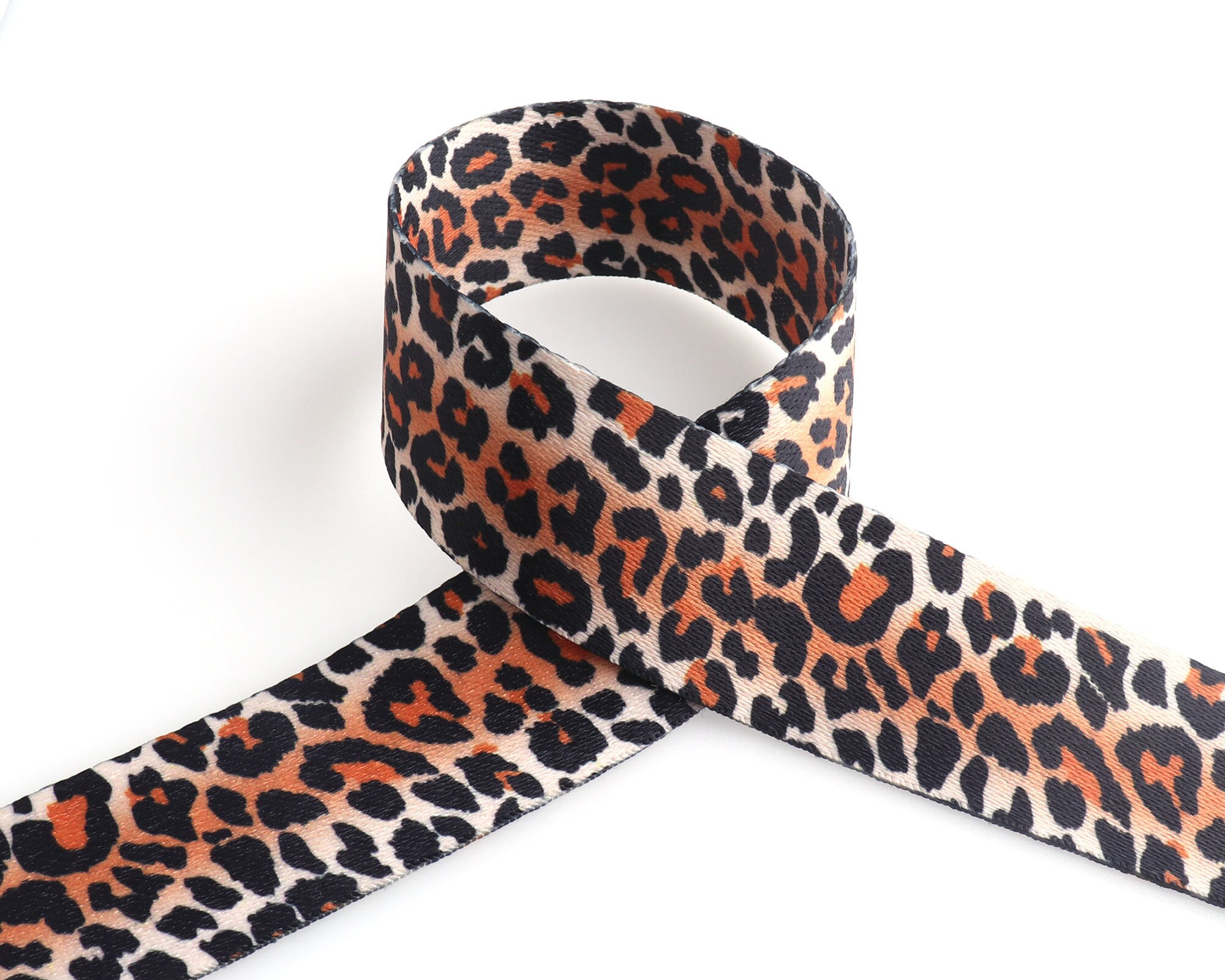 Leopard Webbing 1.5 Cotton Webbing Heavy Duty Soft | Etsy