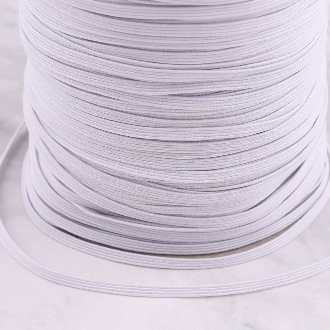 50Y Elastic Cord Elastic Rope White Flat Elastic Rope Elastic - Etsy