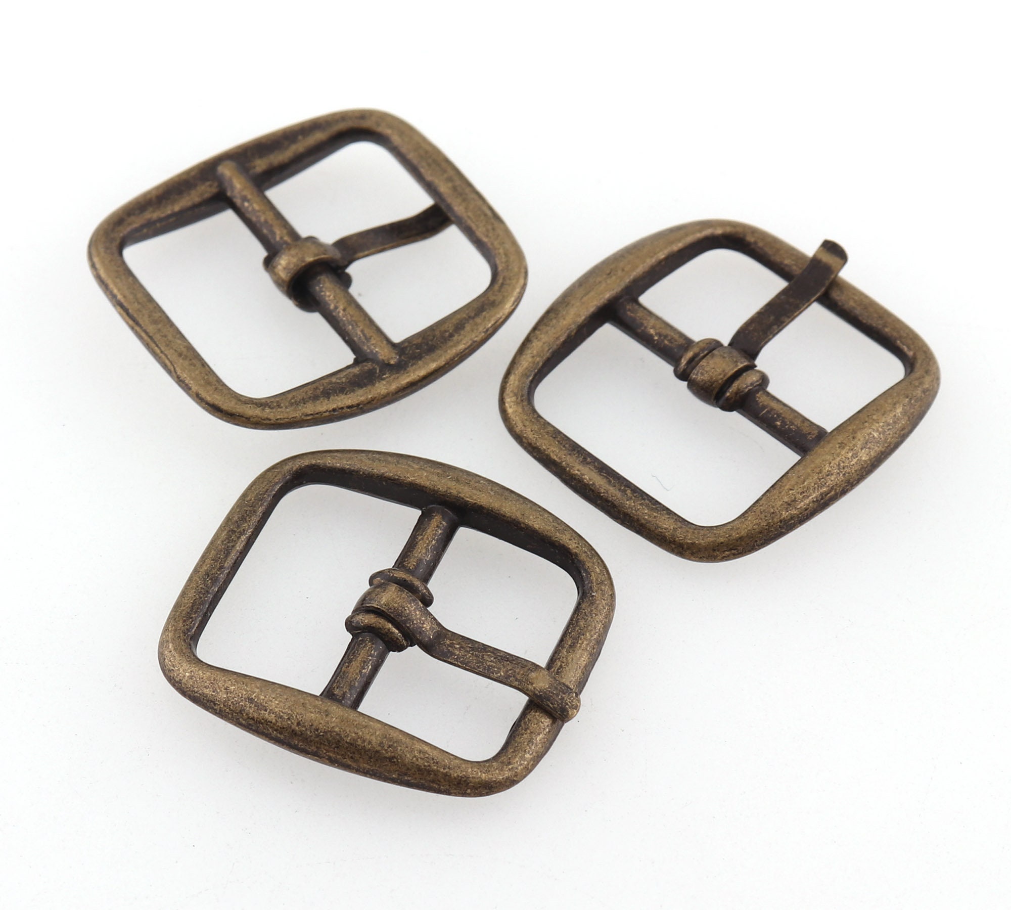 Pin Buckle Mental Buckles Bronze solid buckle Single Prong | Etsy