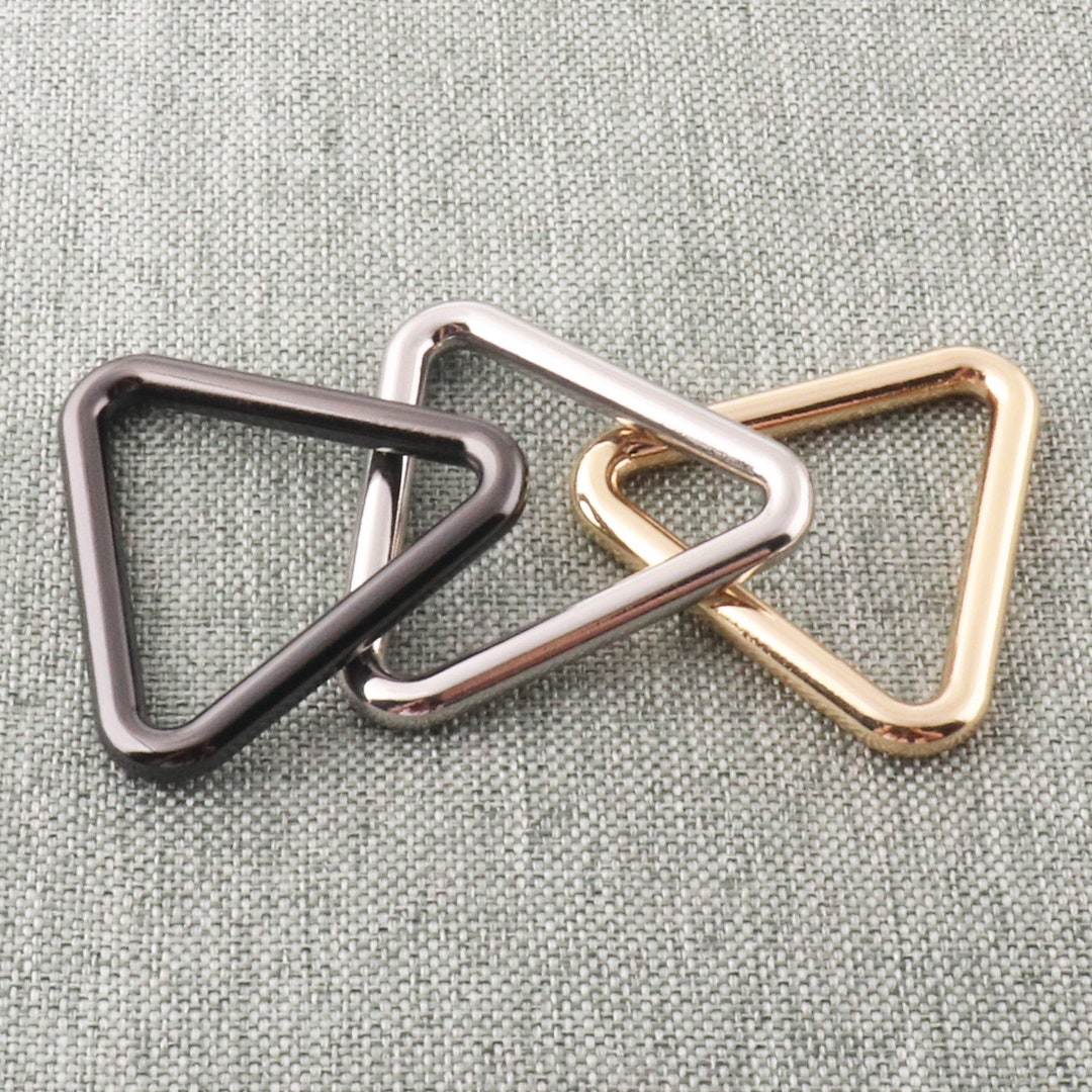 1.5'' Metal Triangle Ring Buckle Connectors Heavy Welded Triangle D ...