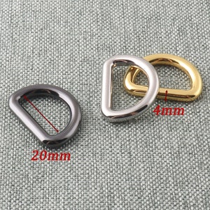 D-rings 3/4 Inch Wide Dee Rings Bag Hardware Heavy Duty Thick D Ring ...
