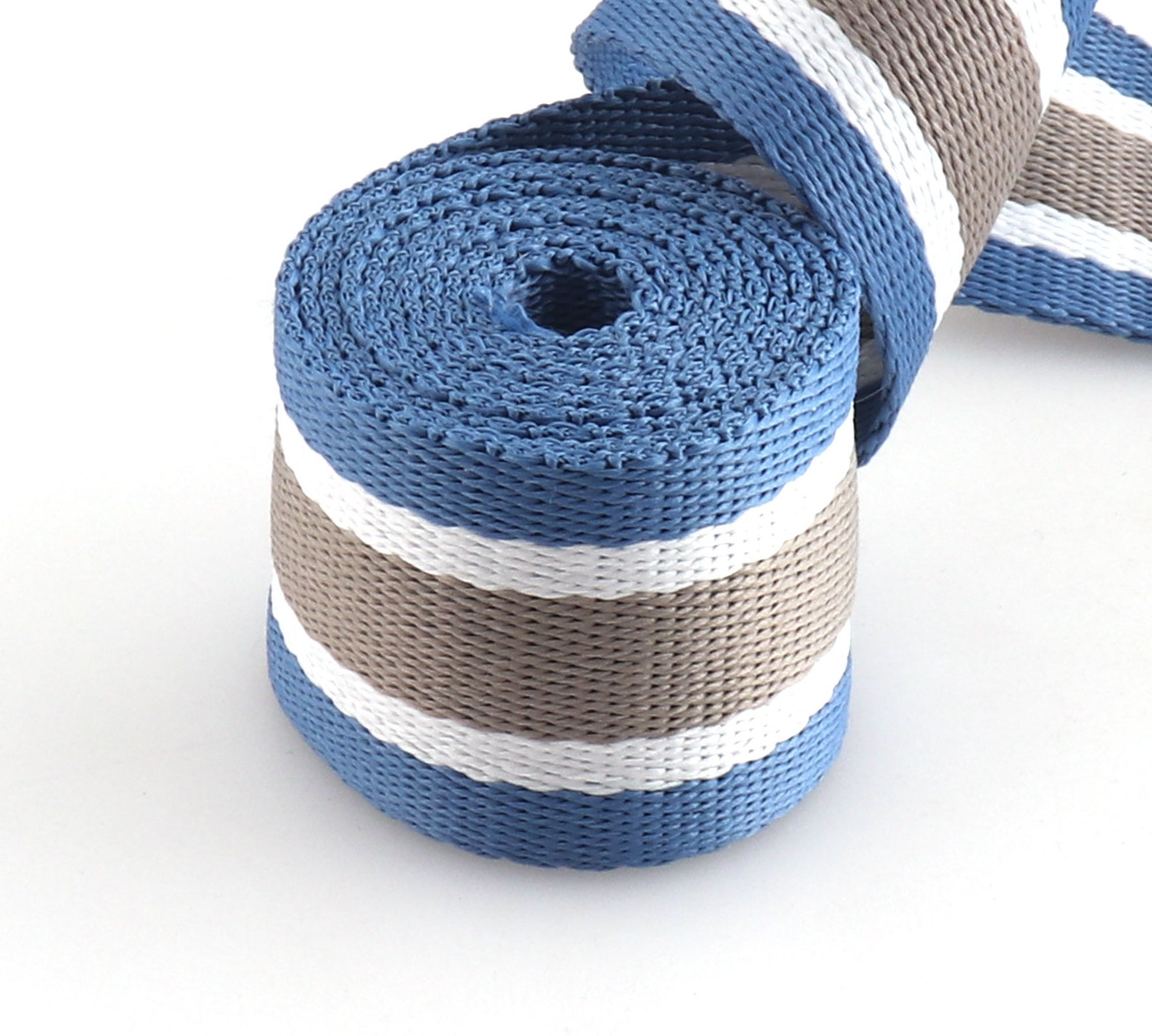 Heavy Duty Webbing 1.5 Inch Blue&gray Striped Webbing for Bag - Etsy