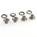 Brass Eyelets in Gray Round Small Grommets 4mm Eyelets for Sewing ...