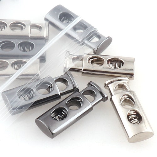 Cord Stopper Barrel Cylinder Stopper Double Hole Toggle Spring - Etsy