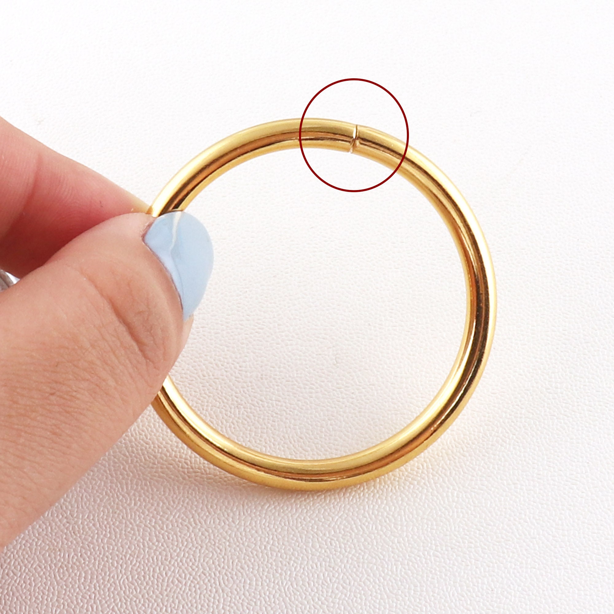 Metal O Ring 1.5 Inch Non-welded O Ring for Belt Dog Leash Bags Strap ...