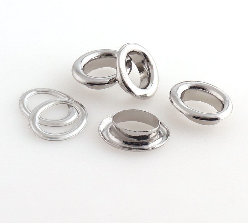 Eyelets 15mm Oval Grommets With Washers Gold/silver Brass Repair ...
