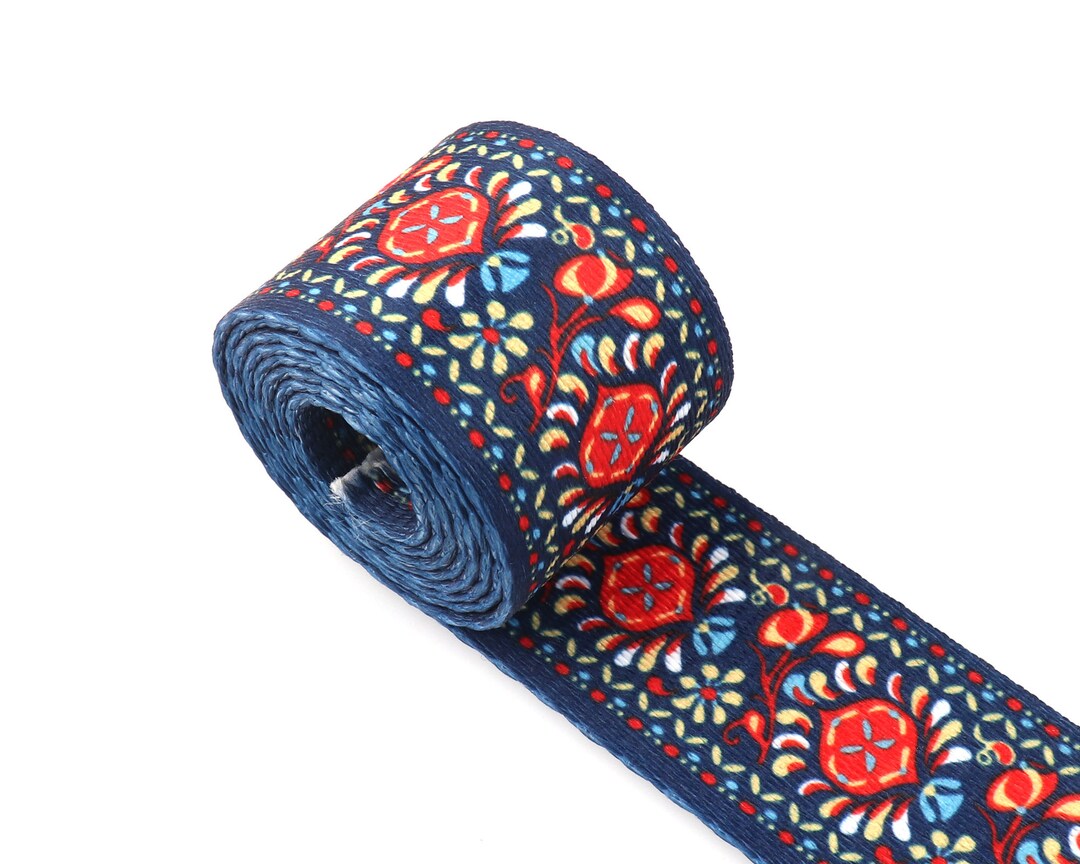 Jacquard Webbing,cotton Webbing Chinese Style Webbing 1.5" Soft Smooth ...