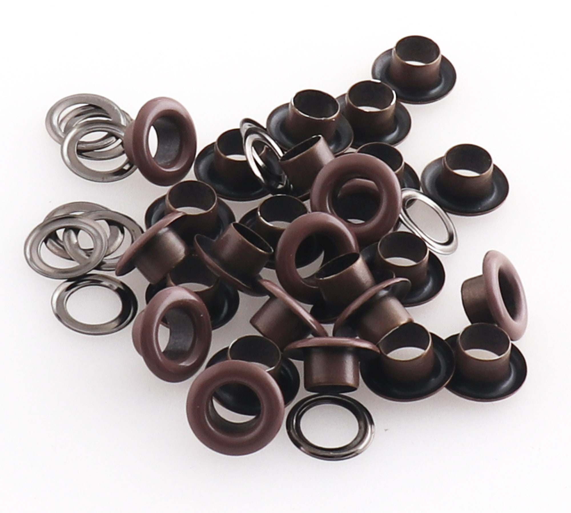 Grommets Metal Eyelets 5mm Inner With Washer Coffee Color | Etsy