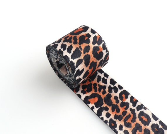 Leopard Webbing 1.5 Cotton Webbing Heavy Duty Soft | Etsy