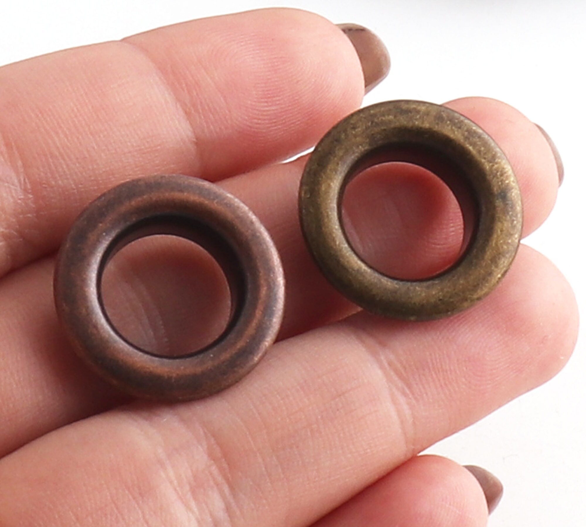 Eyelets 1/2 Inch Antique Bronze/copper Color Metal Grommets - Etsy