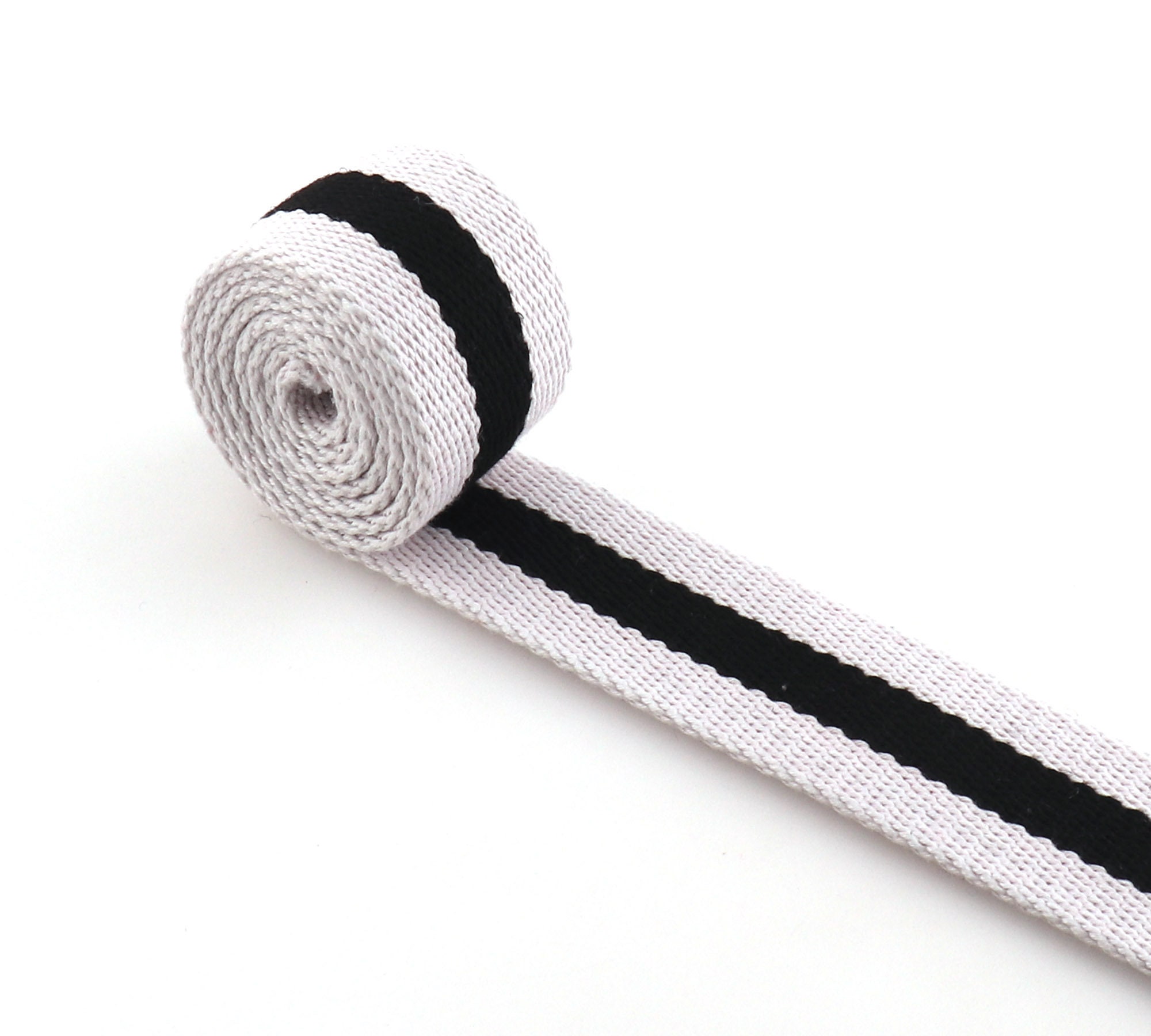 1.5 Webbing Cotton Webbing Knit Tape Ribbon Trim Black - Etsy