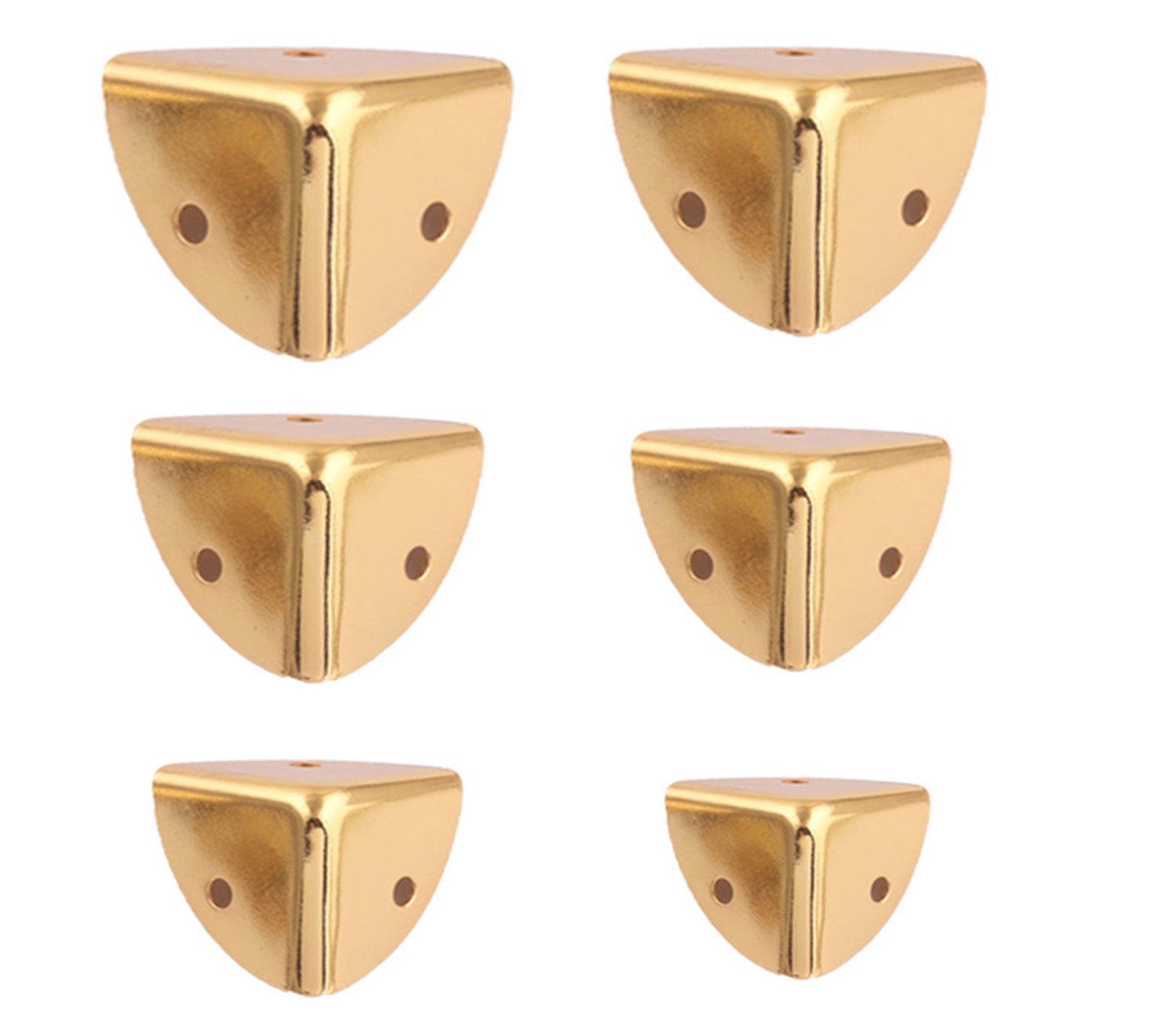 19/22/26/29/31/36mm Gold Metal Corner Protection Corners Vintage Box ...