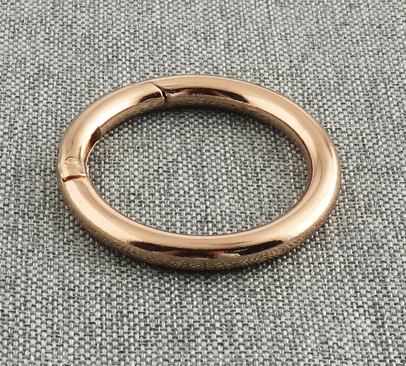 1 1/2 Inch Spring Rings Snap Clip Light Gold Spring Opening | Etsy