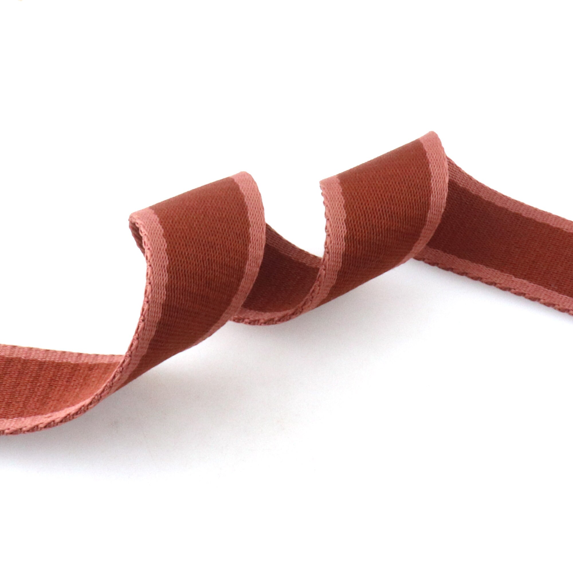 Cotton Webbing 1.538mm Stripe Webbing Brown/red Bag | Etsy