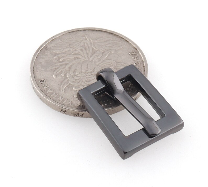 Gunmental Center Bar Buckle Pin Buckle Single Prong Belt | Etsy