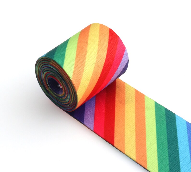 Stripe Webbing Colorful Cotton/Polyester strap webbing2 | Etsy