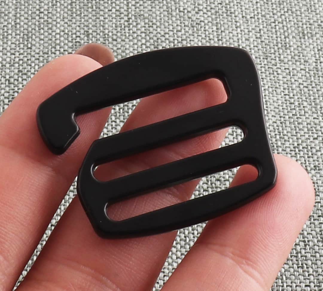 G Hook 1 Inch Black Strap Hooks Metal Hooks Bra Making Strap Slide ...