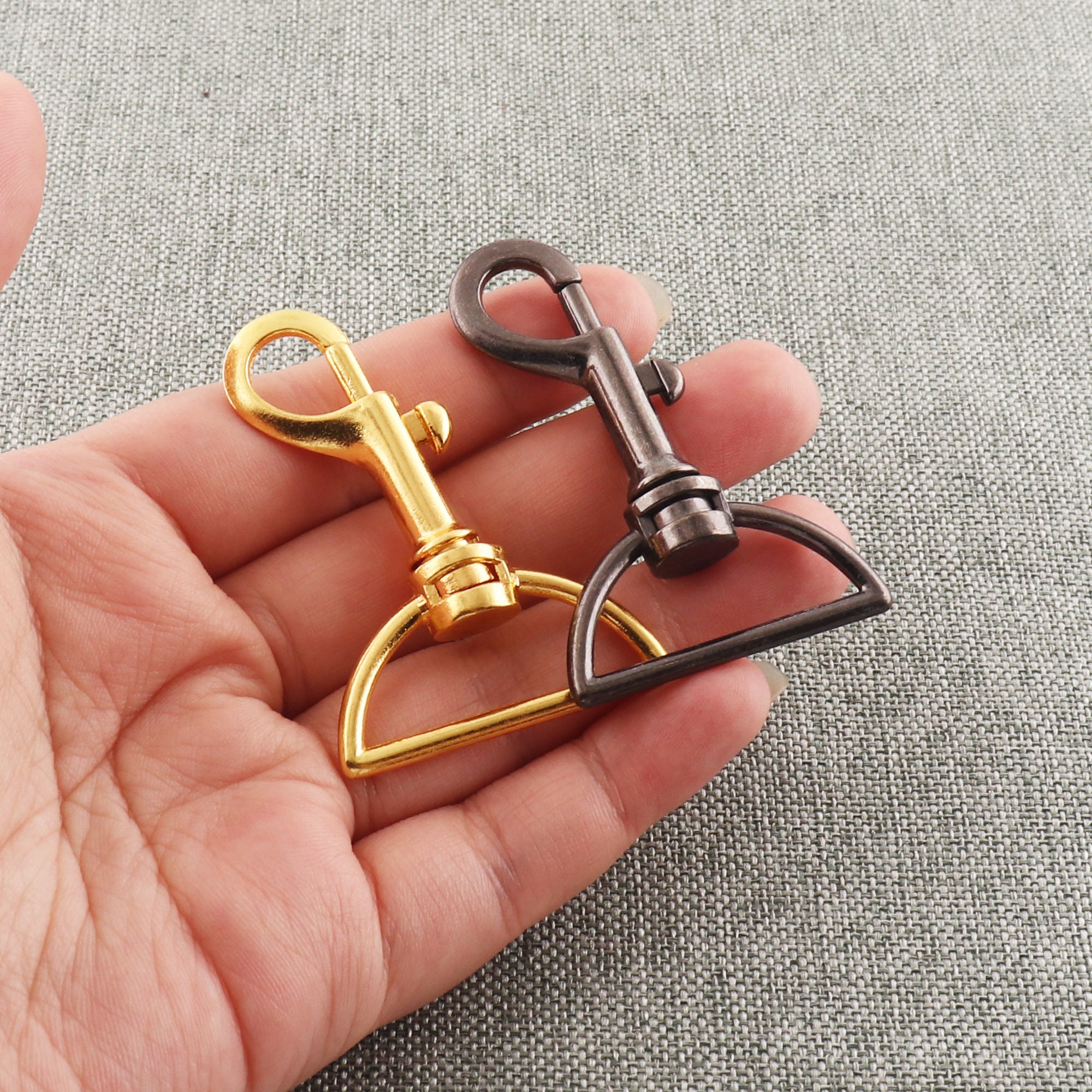 Swivel Clasp Gold/Gunblack 31mm Snap Hooks Dog Leash Clasp | Etsy