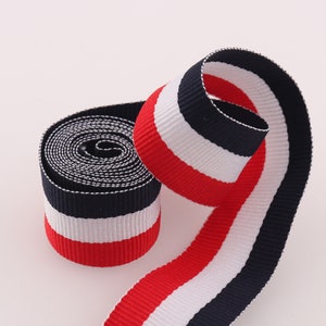 Strap Webbing Watch Webbing Colorful Webbing 1" Soft Stripe Ribbon ...