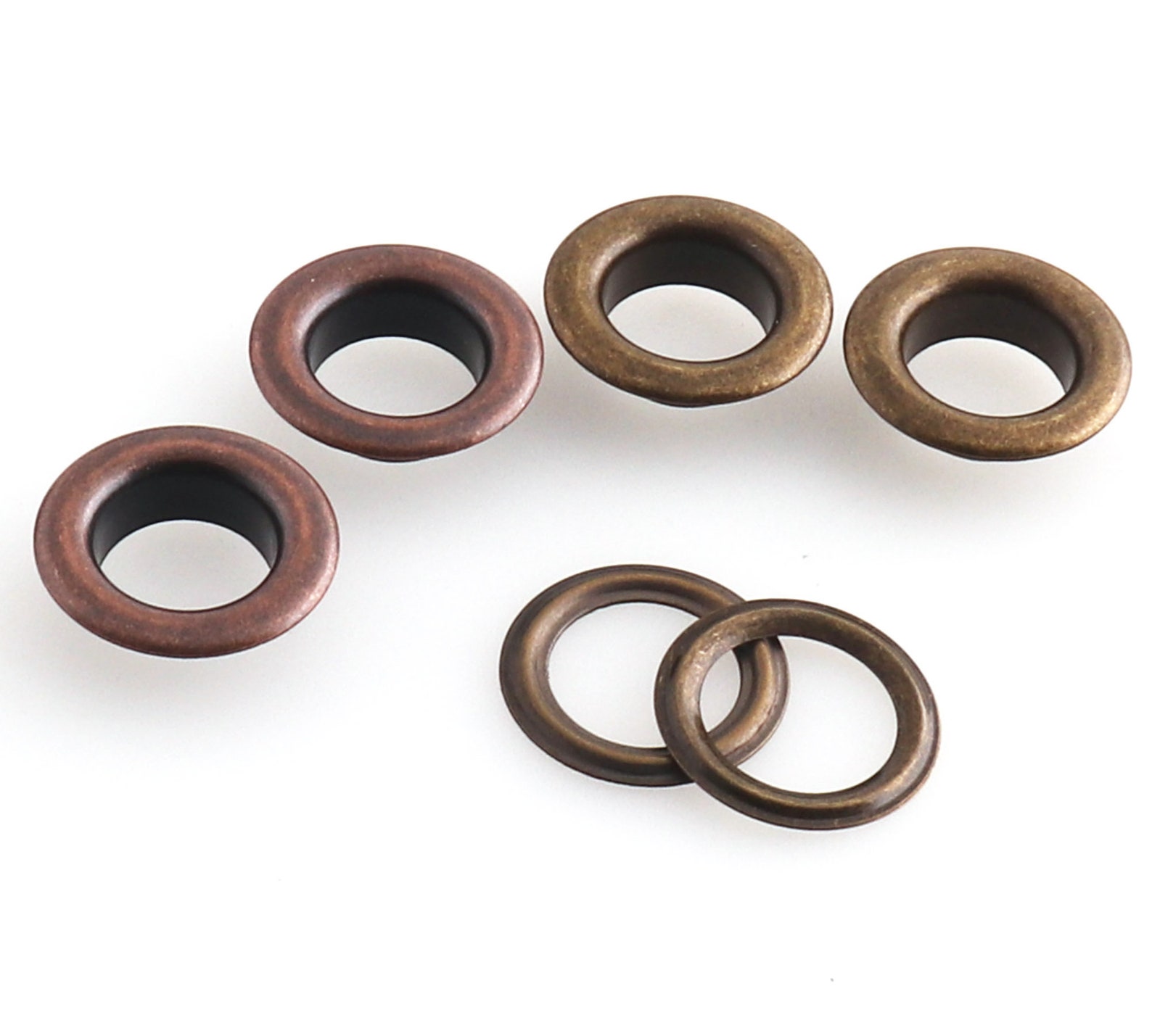 Eyelets 1/2 Inch Antique Bronze/copper Color Metal Grommets - Etsy