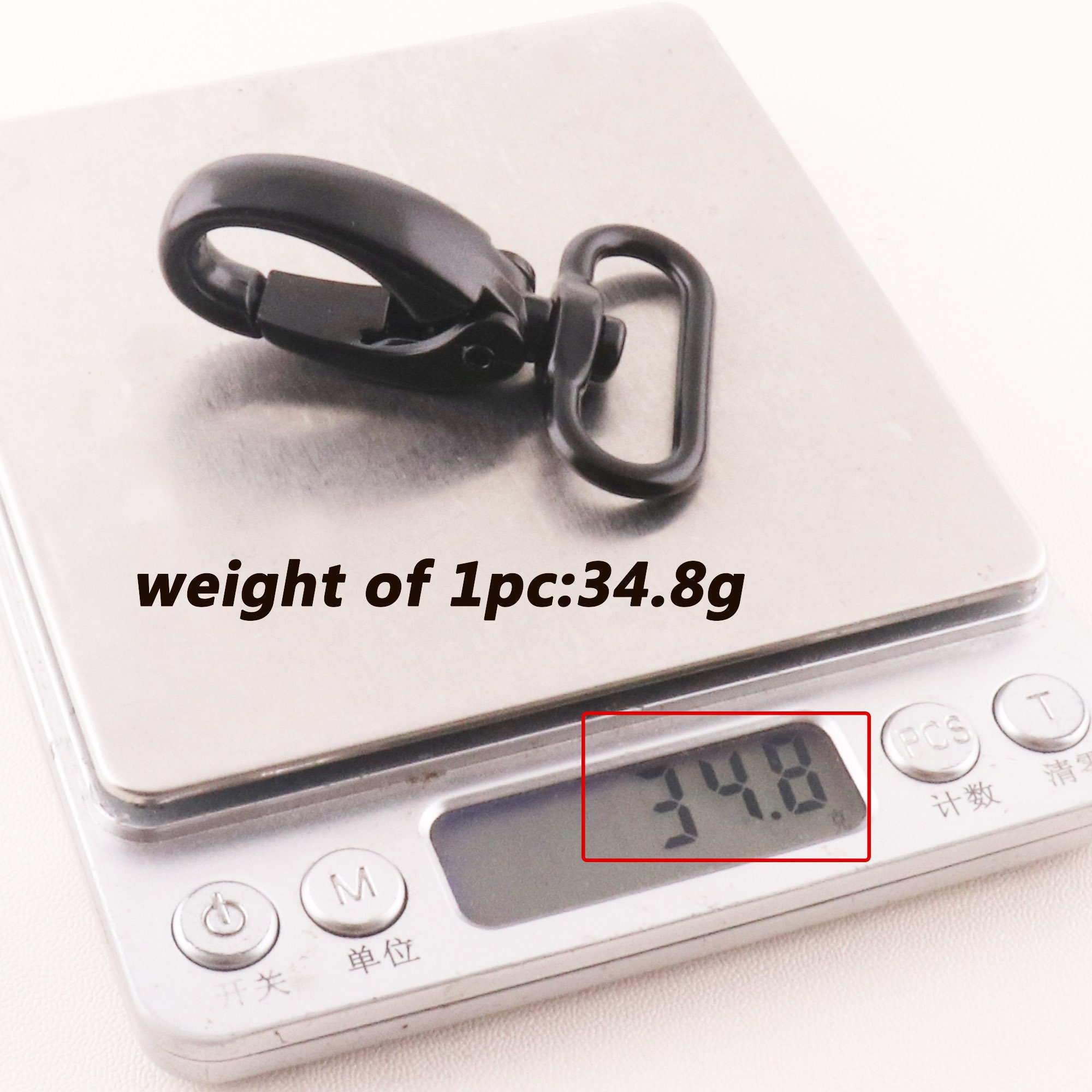 Heavy Duty Swivel Clasp Oval Snap Hooks Black 1 1/4 Inch Metal | Etsy