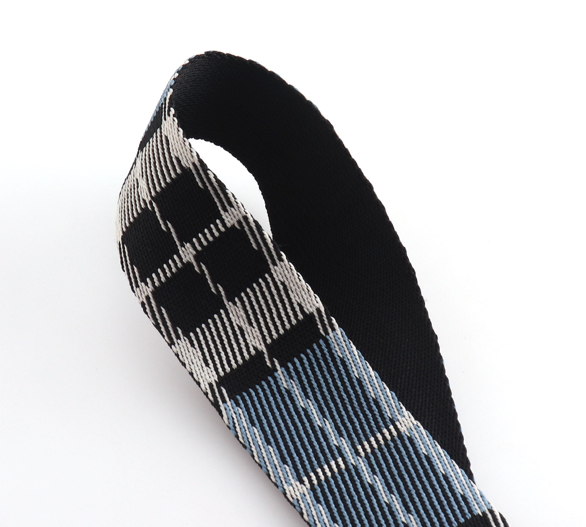 Scottish Style Webbing Jacquard Webbing With Blue Plaid Heavy Duty ...