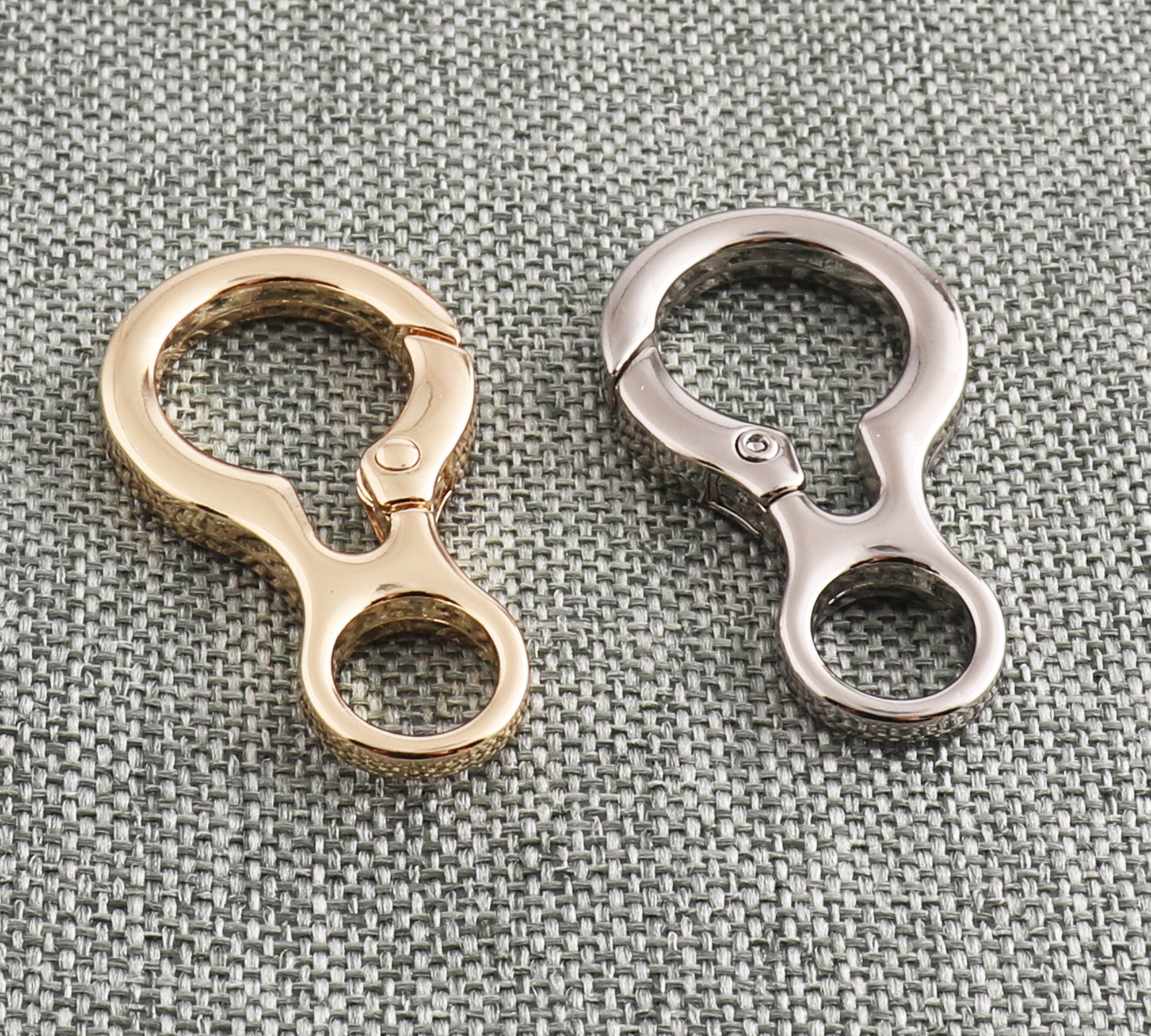 Spring Snap Hook Bulb Shaped Carabiner Push Gate Spring Ring | Etsy