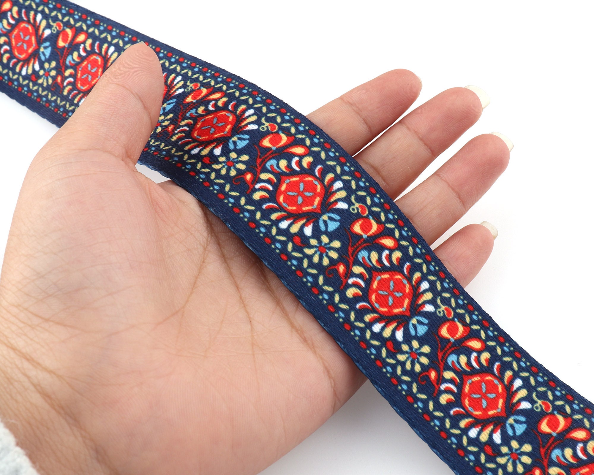 Jacquard Webbing,cotton Webbing Chinese Style Webbing 1.5" Soft Smooth ...