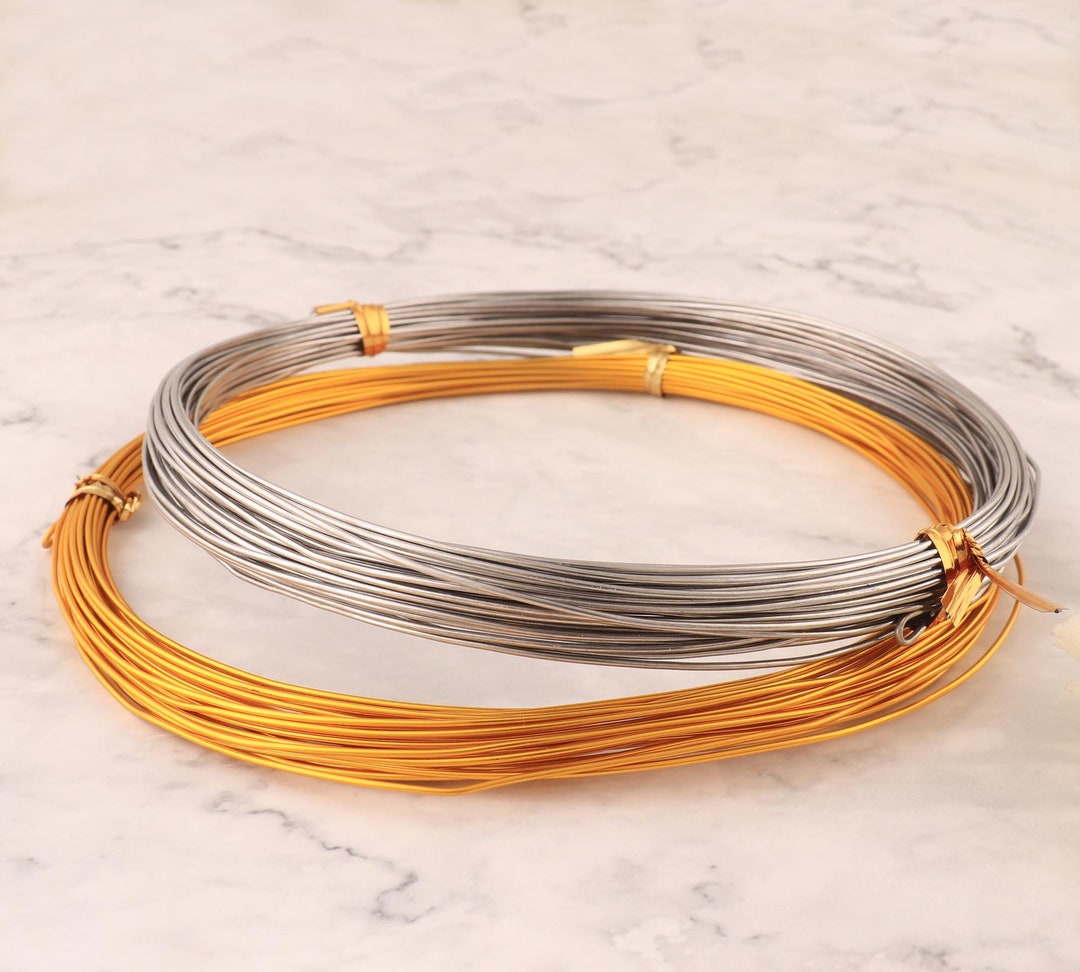 Aluminum Wire Silver,gold Color Metal Craft Line Jewelry Making DIY, 10 ...