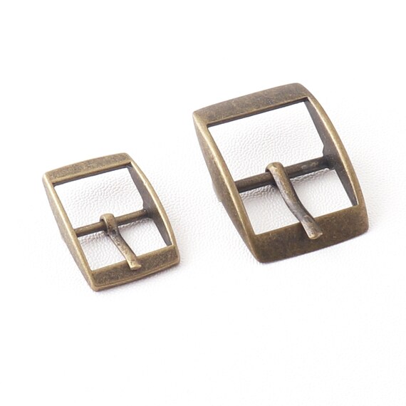 Center Bar Belt Buckle Square Buckles 15/20mm Strap Buckle | Etsy