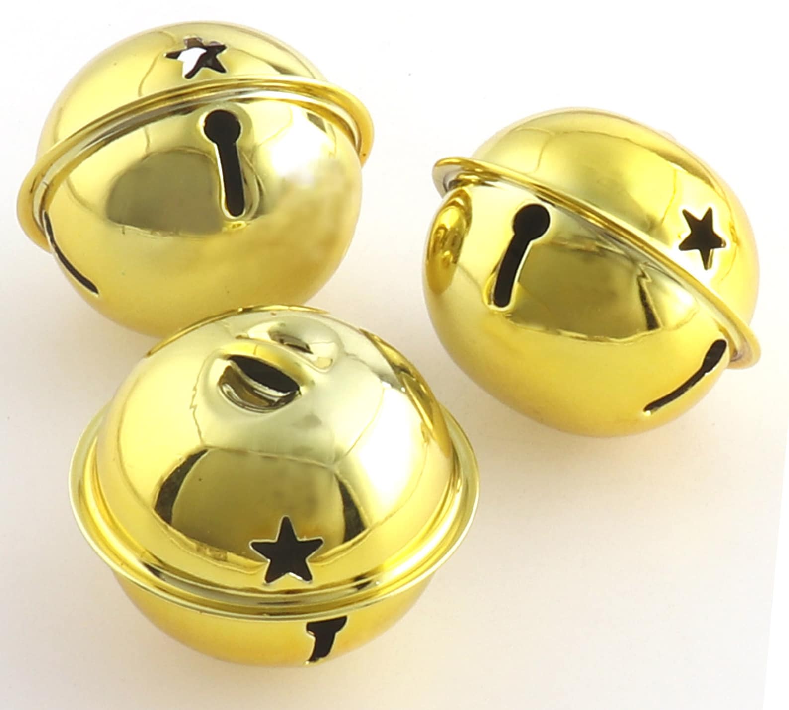 Jingle Bell Star Gold Jingle Bells 40mm Large Jingle Bell Bell - Etsy