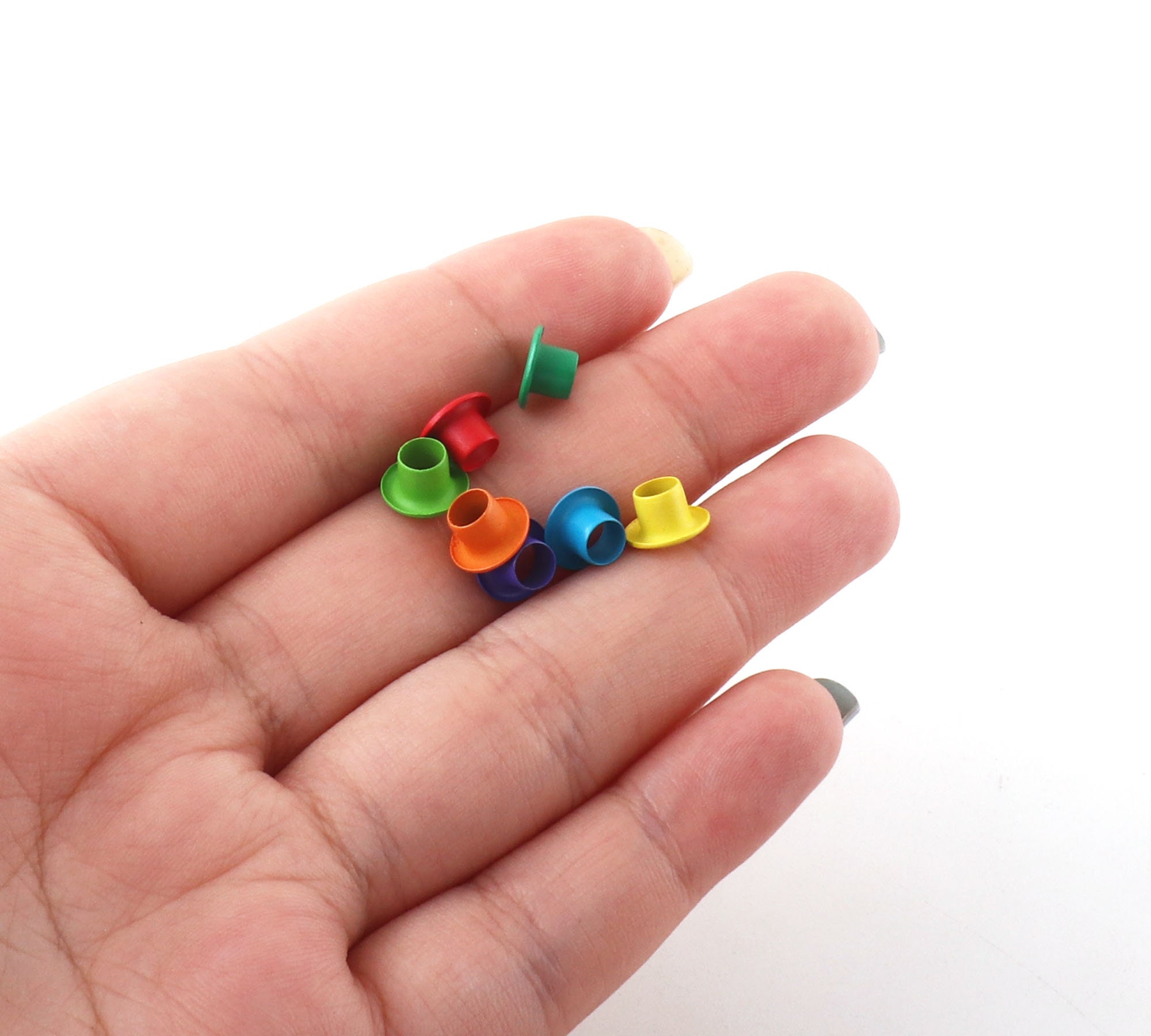 Grommet 4mm Metal Eyelets Small Rivets Colorful Eyelets & | Etsy