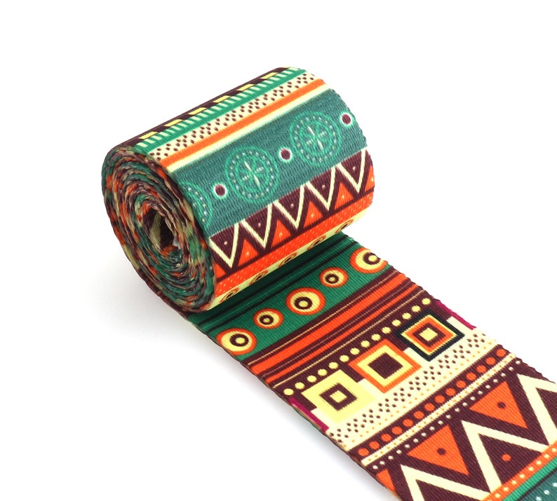 Webbing 3 Yards Colorful Jacquard Webbing Chinese Style 2" Strap Bag ...