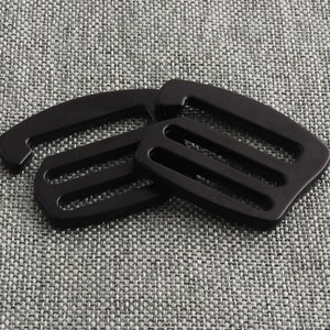 G Hook 1 Inch Black Strap Hooks Metal Hooks Bra Making Strap Slide ...