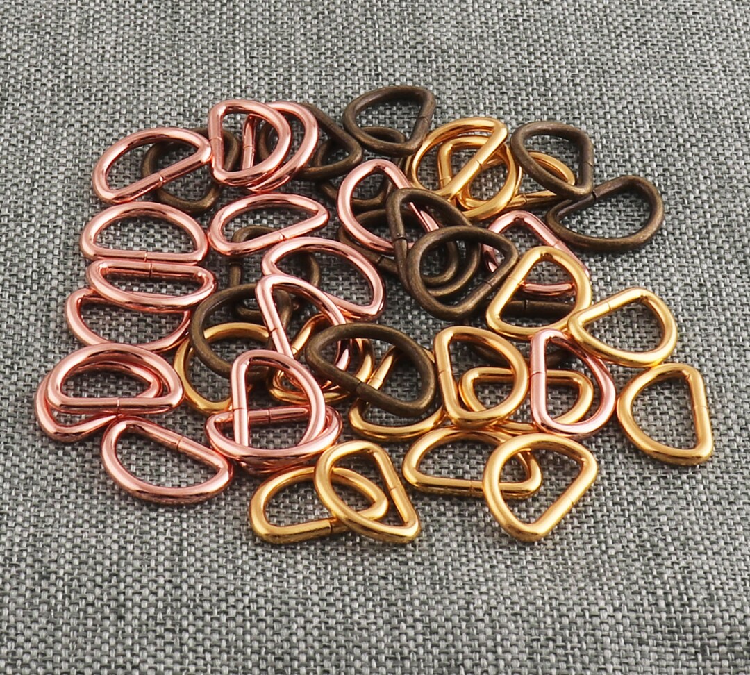 Small D Ring 1/2 Inch D Ring 100pcs D Circles Loop Metal D-rings Jump ...