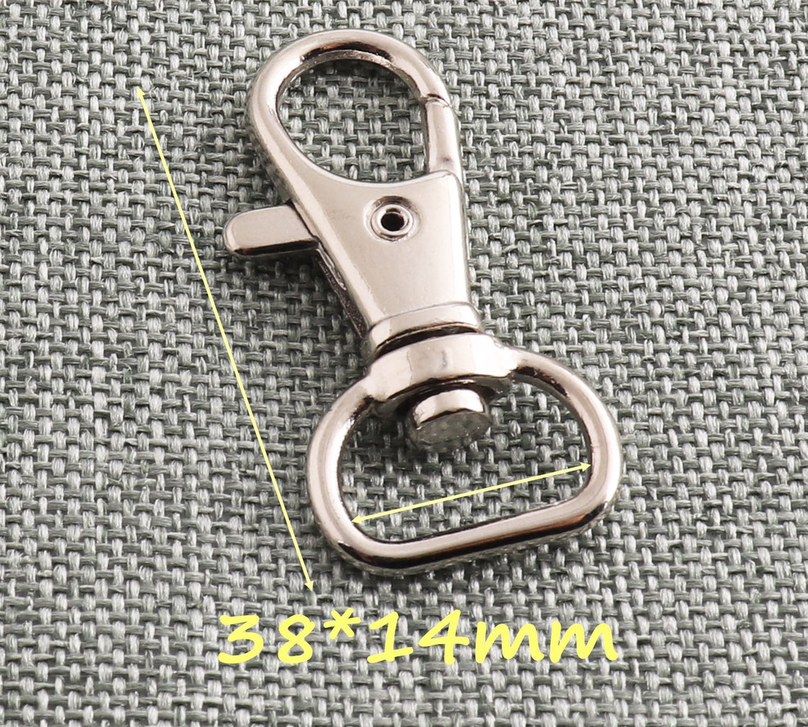 Sterling Silver Swivel Clasp CHOOSE YOUR SIZE Lobster Clasp Snap Hook ...