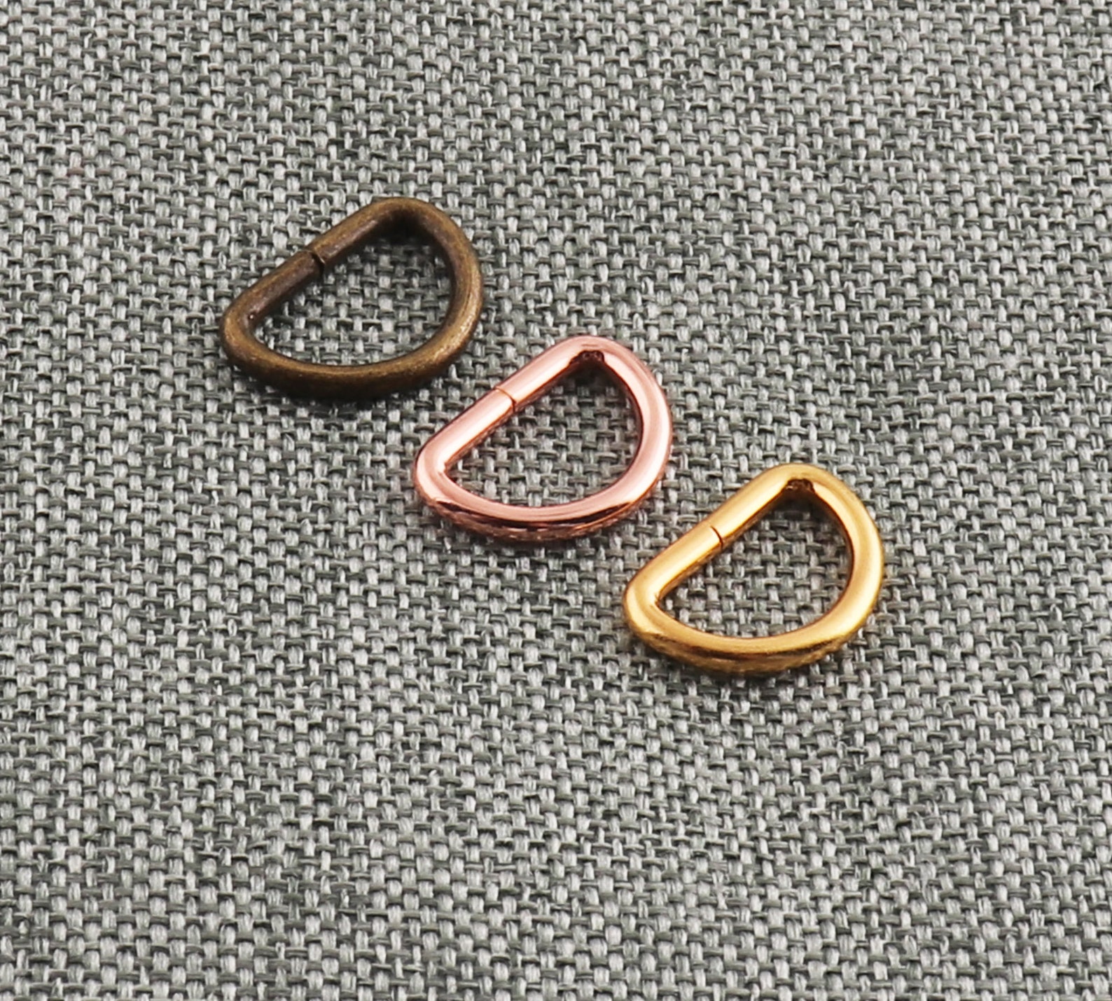 Small D Ring 1/2 Inch D Ring 100pcs D Circles Loop Metal - Etsy