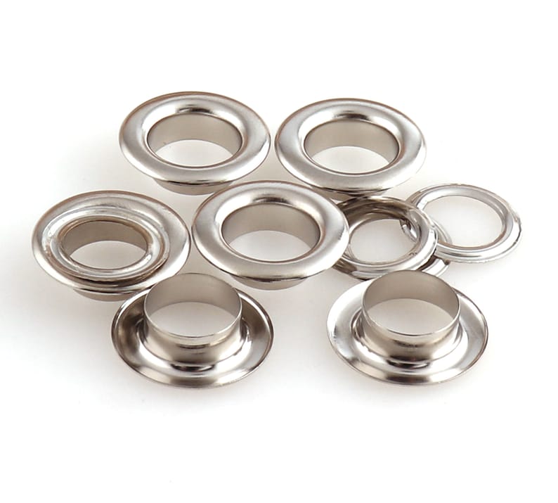 Eyelets 14mm Large Grommets With Washers Silver Sewing Eyelets | Etsy